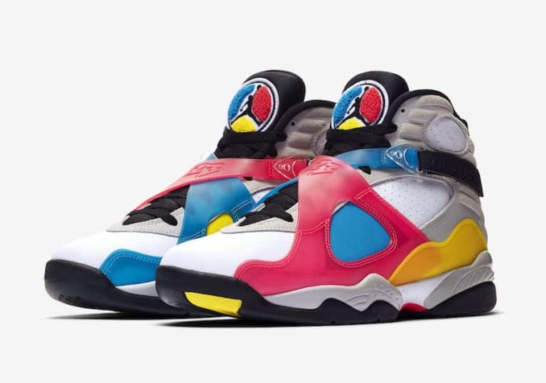 Air Jordan 8 "Multi-Color" Release Date · JustFreshKicks