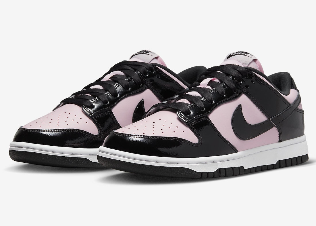 Nike Dunk Low Pink Black Patent Release Details JustFreshKicks Nike Dunk Low Pink Black Patent Release Details JustFreshKicks