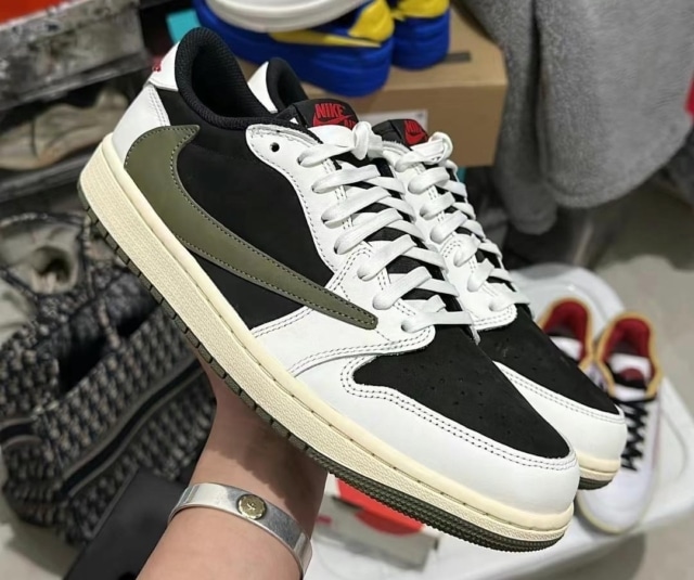 The Travis Scott x Air Jordan 1 Low "Olive" Now Available | JustFreshKicks