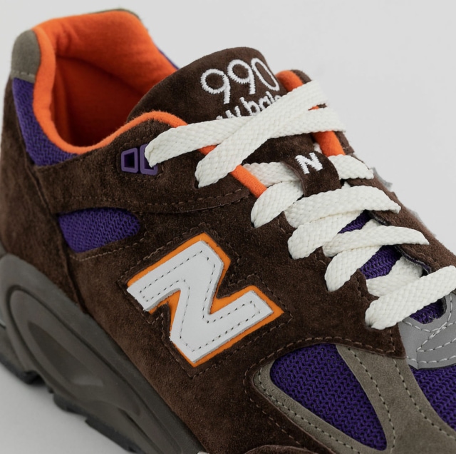 New Balance Made in USA 990v2 Brown & Violet - JustFreshKicks