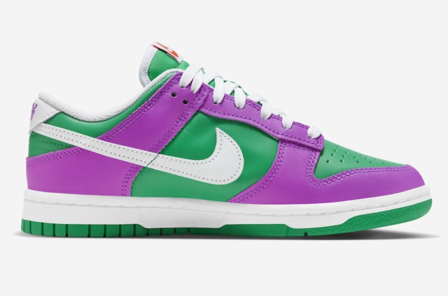Nike Dunk Low Stadium Green Fuchsia Details | JustFreshKicks