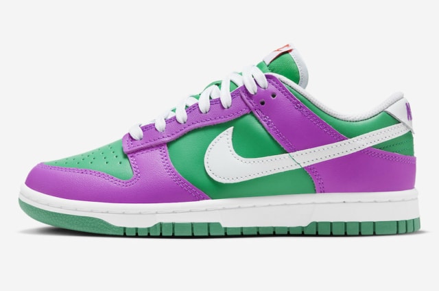 Nike Dunk Low Stadium Green Fuchsia Details | JustFreshKicks