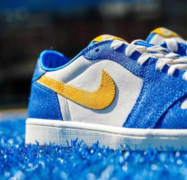 UCLA Football Reveals a PE Air Jordan 1 Low | JustFreshKicks