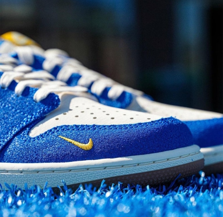 UCLA Football Reveals a PE Air Jordan 1 Low | JustFreshKicks