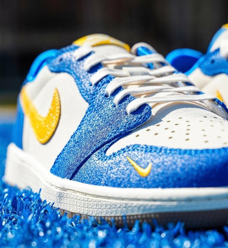 UCLA Football Reveals a PE Air Jordan 1 Low | JustFreshKicks