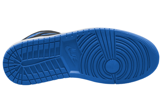 Air Jordan 1 Mid Metallic Blue Details | JustFreshKicks
