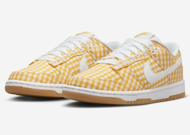 Nike Dunk Low Yellow Gingham Release Details · JustFreshKicks