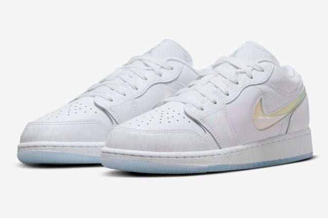 Air Jordan 1 Low Glitter Swoosh Release Details | JustFreshKicks