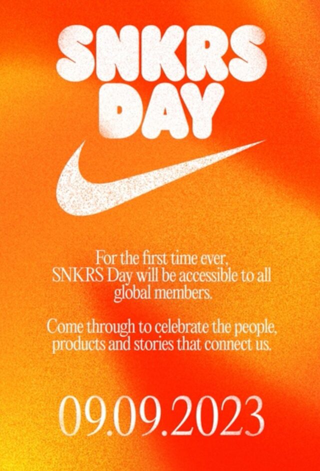 Nike SNKRS Day 2023 Takes Place on September 9th - JustFreshKicks
