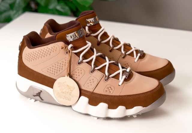 Happy Life Wood Air Jordan 9 Golf Release Info - JustFreshKicks
