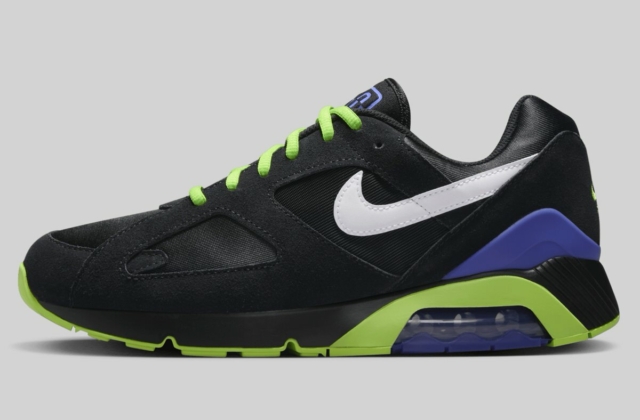 Nike's Air 180 Returns With a Black & Action Green Style | JustFreshKicks