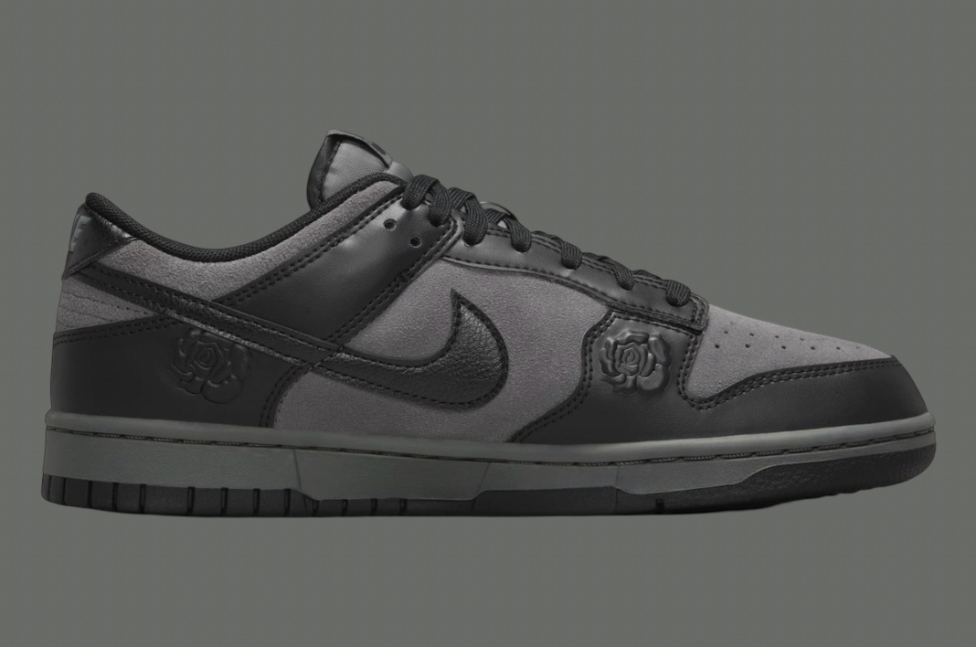 "Black Roses" Adorn a Second Valentine's Nike Dunk Low | JustFreshKicks