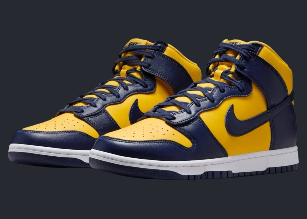 The Nike Dunk High "Michigan" Returns in March 2025 | JustFreshKicks