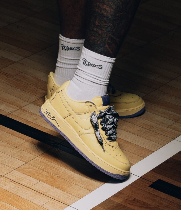 The Kobe Bryant x Nike Air Force 1 "Soft Yellow" is Now Available ...