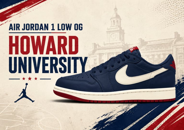 Air Jordan 1 Low OG "Howard University" 2026