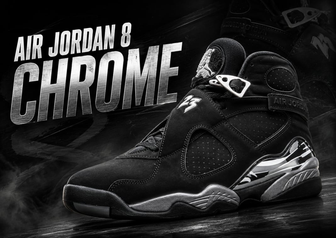 Air Jordan 8 "Chrome" Returns September 12, 2026