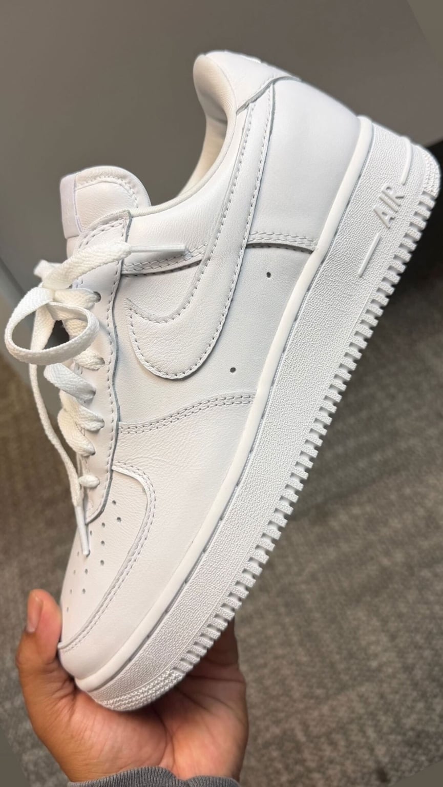 Nike Air Force 1 '01 Triple White First Look - JustFreshKicks